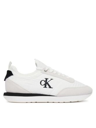 Calvin Klein Sneakers Retro Runner Lace Up Sock YW0YW02060 Wei&szlig;