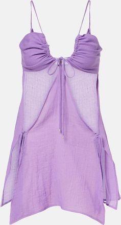 The Attico Minikleid aus Baumwolle