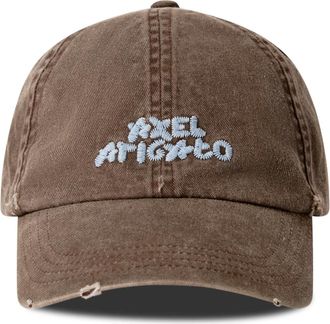 Axel Arigato unisex, Accessoires, Brun, Taille: ONE Size Casquette florale d&eacute;lav&eacute;e