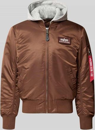 Alpha Industries Regular Fit Bomberjacke mit Kapuze