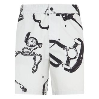 Moschino Bermuda Shorts - - Swimwear - Herren - Wei&szlig; - XL