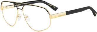 Dsquared2 Homme, Accessoires, Jaune, Taille: 60 MM D2 0121 RHL Aviator Frame