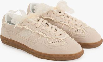 Alohas Baskets en cuir et crochet