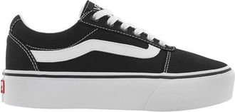 Vans Damen Ward Platform Sneaker Ward Platform Trainers, (CANVAS) BLACK/WHITE, 34.5 EU