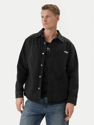 Calvin Klein Jeans Jeanshemd 90s LV04RF709G Schwarz Regular Fit
