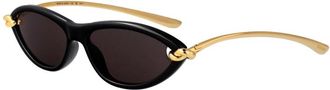Bottega Veneta Femme, Accessoires, Noir, Taille: 56 MM Bv1390S Lunettes de soleil