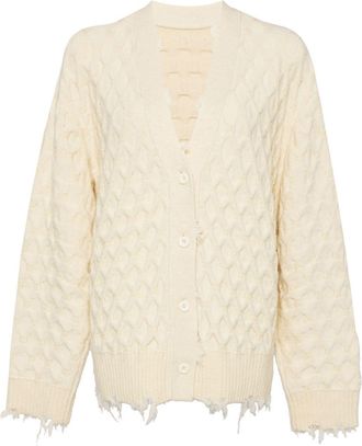 JNBY Lockerer Cardigan ohne Kragen - Nude