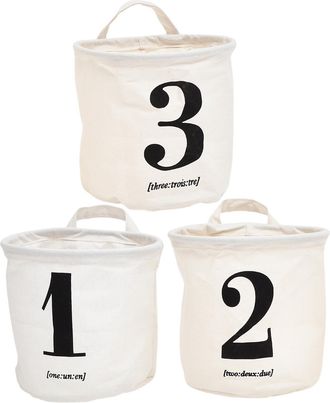 BESPORTBLE 3 St&uuml;ck Teiliges Baumwoll Wand aufbewahrungstaschen Bedienfreundliche H&auml;ngeorganizer f&uuml;r Kleine Gegenst&auml;nde Vielseitig Einsetzbar in Schlafzimmer Bad 