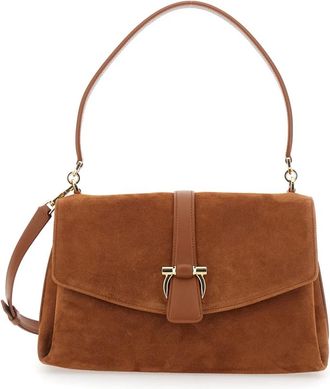 Ferragamo Femme, Sacs, Brun, Taille: ONE Size Sac bandouli&egrave;re