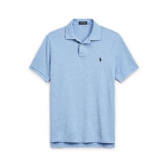 Polo Ralph Lauren Homme, Tops, Bleu, Taille: M Polo Bleu Clair avec Col