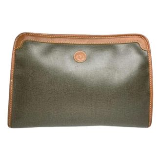 Dior Pochette en cuir Pre-owned - Femme - Pre-owned - Gris - Taille: ONE Size
