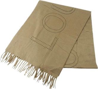 Louis Vuitton unisex, Pre-owned, Brun, Taille: ONE Size Pre-owned Cashmere Scarf