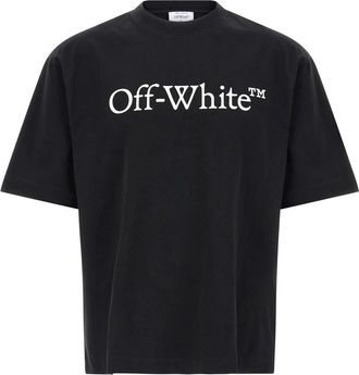 Off-white Homme, Tops, Noir, Taille: XL Big Bookish Skate T-Shirt