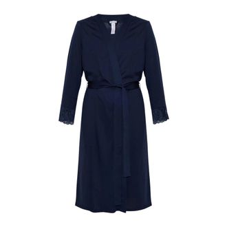 Hanro Azelia Morgenmantel - - Nightwear & Lounge - Damen - Blau - S