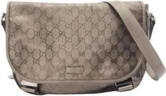 Gucci unisex, Pre-owned, Brun, Taille: ONE Size Sac bandouli&egrave;re vintage Pre-owned