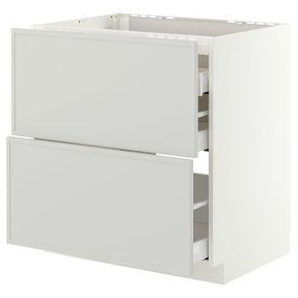 IKEA METOD / MAXIMERA Unterschr.f Kochf/2 Fronten/3 Sch