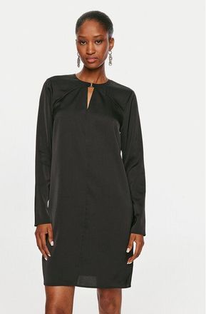 Calvin Klein Kleid f&uuml;r den Alltag Lw Shiny K20K207995 Schwarz Regular Fit