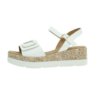 Repo Repo, Femme, Chaussures, Blanc, Taille: 38 EU Sandalia Wedge