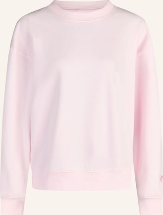 Fabletics Sweatshirt Cozy Fleece Crew Neck pink