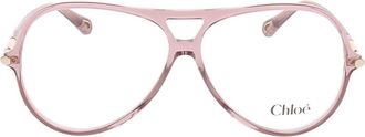 Chlo&eacute; Aviator-Rahmen - - Accessories - Damen - Rosa - ONE SIZE