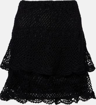 Anna Kosturova Mini-jupe Florence en coton