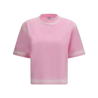Off-white Femme, Tops, Rose, Taille: 36 FR Stamp Boxy T-shirt
