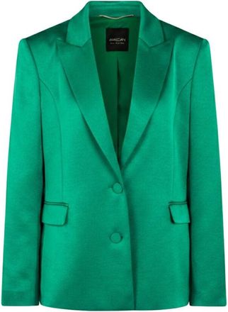 Marc Cain Damen Blazer mit stoff&uuml;berzogenen Kn&ouml;pfen