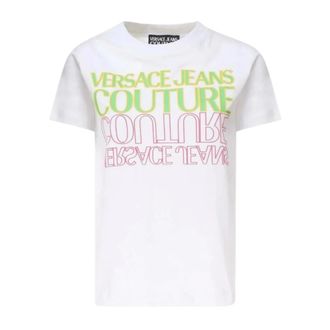 Versace Jeans Couture T-Shirts und Polos - - Tops - Damen - Wei&szlig; - S