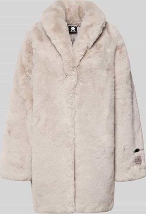 Karo Kauer Mantel mit Teddyfell