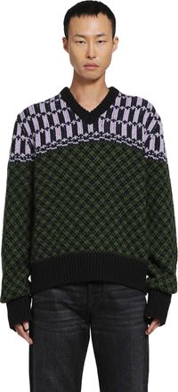 Marni Jumper with Geometric Motif