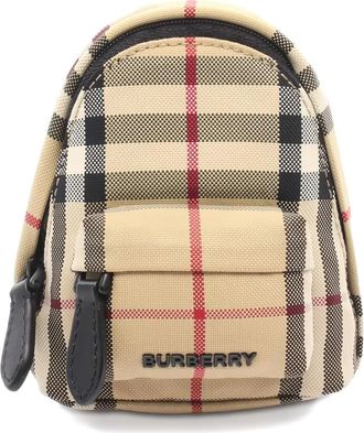 Burberry sac à dos Mini Jett à carreaux (années 20) - Tons neutres