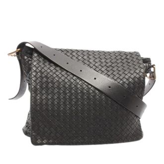 Bottega Veneta Pre-owned Leder Schultertasche - - Pre-owned - Damen - Schwarzk - ONE SIZE
