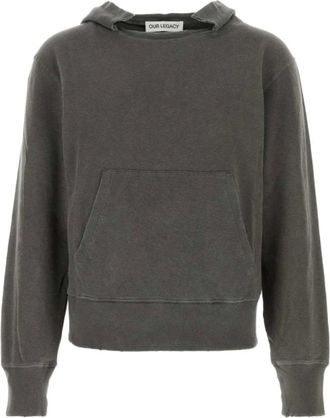 Our Legacy Homme, Sweatshirts et sweats &agrave; capuche, Gris, Taille: XL Relic Sweat &agrave; capuche