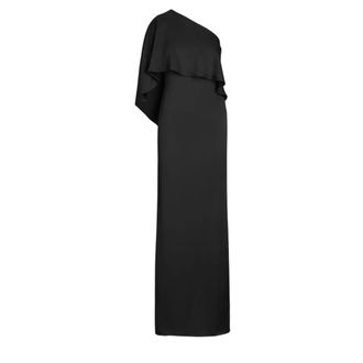 Ralph Lauren Schwarzes Kleid mit asymmetrischem Ausschnitt - - Dresses - Damen - Schwarzk - 2XS