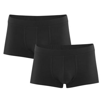 Living Crafts FARELL | Pants, 2er-Pack - Geschmeidige Passform, Weiche elastische Materialmischung, Moderner Niedriger Schnitt (M, Black)