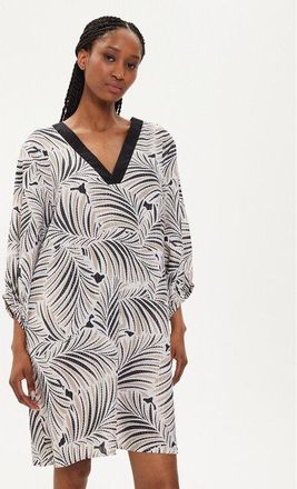 Selmark Sommerkleid BK795 Beige Regular Fit