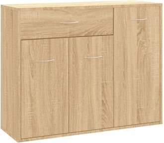 vidaXL Sideboard Sonoma-Eiche 88x30x70 cm Holzwerkstoff - Vidaxl