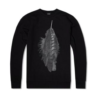Marcelo Burlon Plume Sweatshirt - - Sweatshirts & Hoodies - Herren - Schwarzk - M