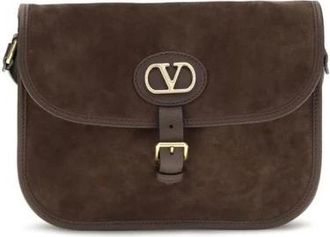 Valentino Garavani Sac port&eacute; &eacute;paule Vlogo - Homme - Sacs - Brun - Taille: ONE Size