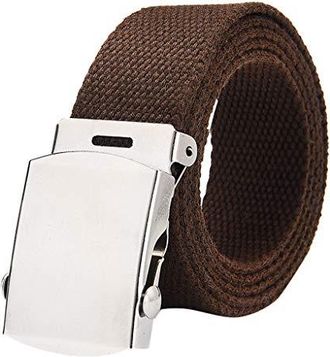 Generic Ceinture Femme Grande Taille - Ceinture militaire ext&eacute;rieure unisexe en toile robuste pour entra&icirc;nement et usage quotidien homme