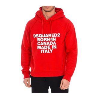 Dsquared2 Hoodie - - Sweatshirts & Hoodies - Herren - Rot - XS