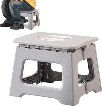 Generic Faltbarer Tritthocker | Tragbarer Campingstuhl | Badezimmer Tritthocker,Geeignet f&uuml;r Kinder und Erwachsene, f&uuml;r Haus, Schlafzimmer, Badezimmer, B&uuml;ro, 