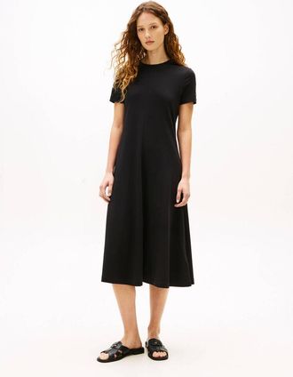 Tommy Hilfiger Damen Kleid aus Interlockstrick