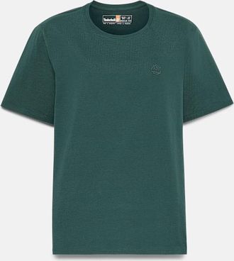 Timberland Dunstan Kurzarm-T-Shirt f&uuml;r Damen in Dunkelgr&uuml;n, Damen, Gr&uuml;n, Gr&ouml;&szlig;e