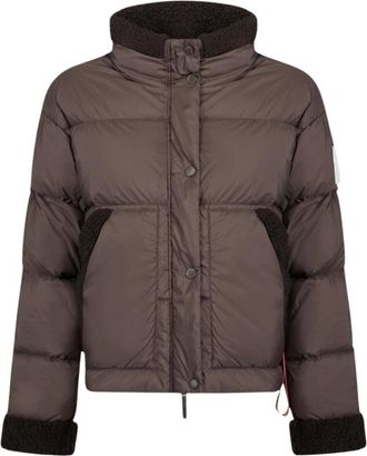 Afterlabel Ande Puffer Jacket - Femme - Vestes - Brun - Taille: 40 FR