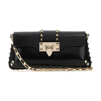 Valentino Garavani Rockstud Schultertasche - - Bags - Damen - Schwarzk - ONE SIZE