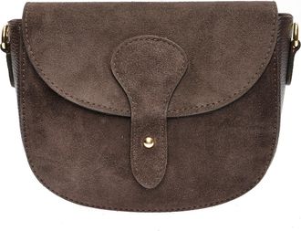 Anna Luchini Weinrote Lederhandtasche