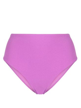 Matteau bas de bikini &agrave; taille haute - Violet
