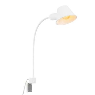 Briloner Leselampe mit Ein/Aus-Schalter, schwenkbar, viele Befestigungspositionen, Wandleuchte Innen, Wandlampe, Bettlampe, Lampe Bett, Leselicht, Nachttischla
