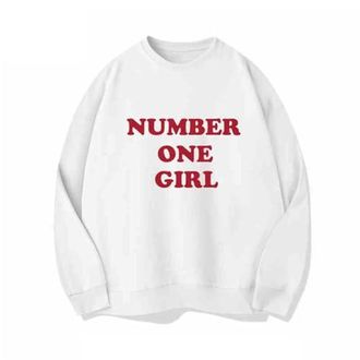 Generic Ro-se Album num&eacute;ro un fille sweat K-pop 2024 BLINK Support imprim&eacute; Merch sweat chemises en coton(White,S)